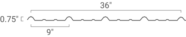 3' LP2 Ridge Vent Closure, Tuff-Rib – Best Buy Metals